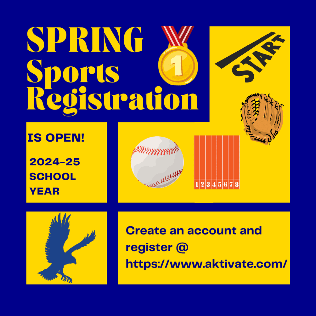 Spring Sports Registration is Open | Hudson City School District