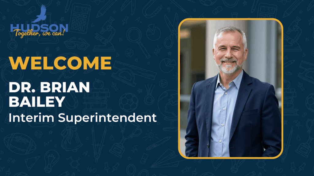 Dr. Brian Bailey Named Interim Superintendent at Hudson CSD | Hudson ...